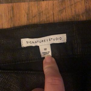 Signature Studio | Pants & Jumpsuits | Signature Studio Pleather Pants ...